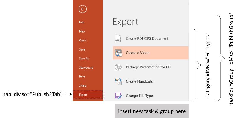 Solved Inserting New Task Into Office Backstage Fluent Ui With Xml