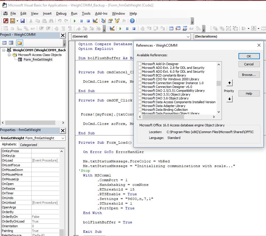 Solved: Access 2000 DB converting to Access 2016 (problem VB Exe file ...
