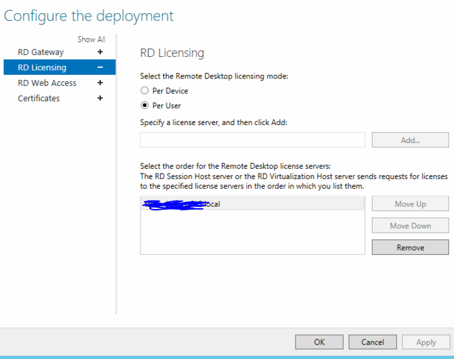 Solved: cannot get windows 2012 rdp to setup correctly | Experts Exchange