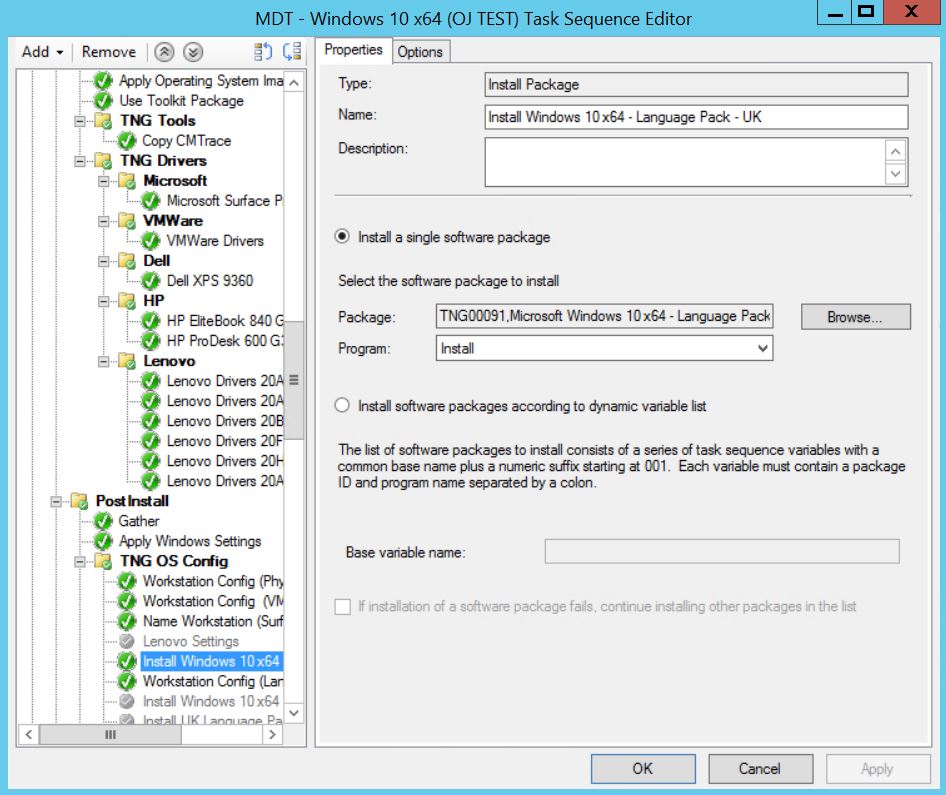 Solved: SCCM tasksequence change language on windows 10 imaging based ...