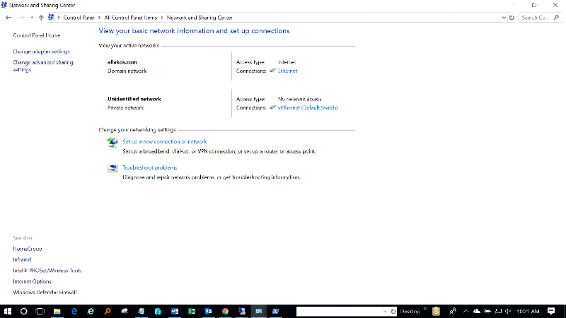 Solved: Change network category from "Private Network" to "Domain ...