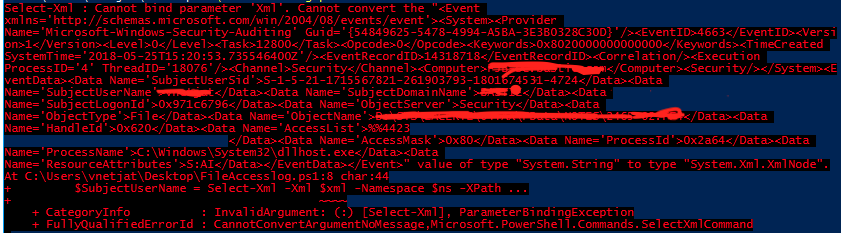 Powershell Script For Exporting File Access Audit Log In Human Readable Format Solutions
