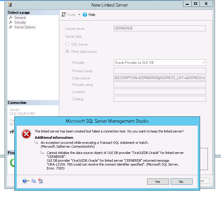 Solved: TNSping isn't working command not recognised. | Experts Exchange