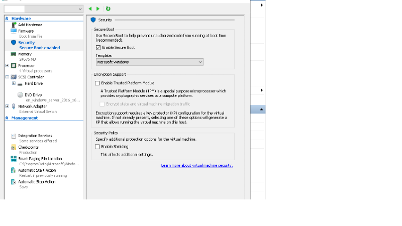 Solved What Does Enabling Secure Boot For Server 2016 Hyper V