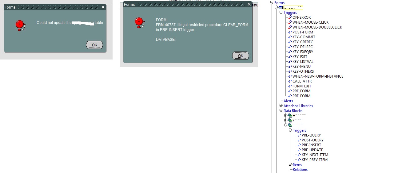 Solved: pre-insert trigger error | Experts Exchange