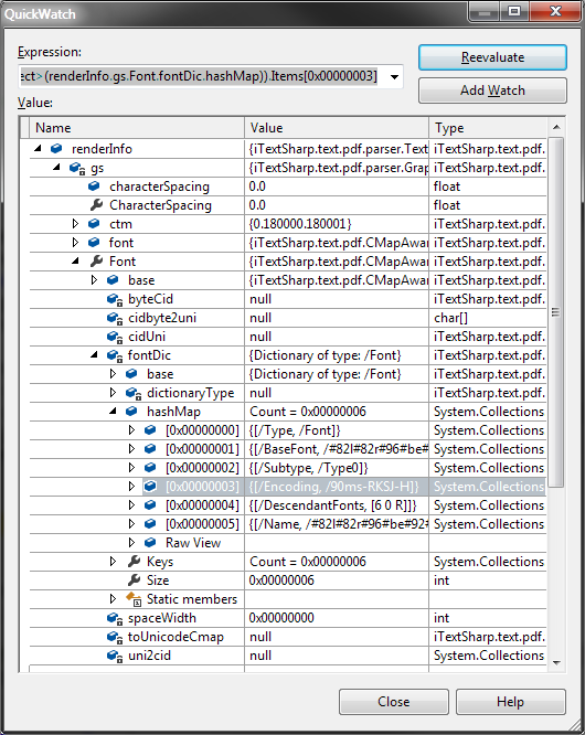 Solved: Obtain correct Unicode character values with iText | Experts Exchange