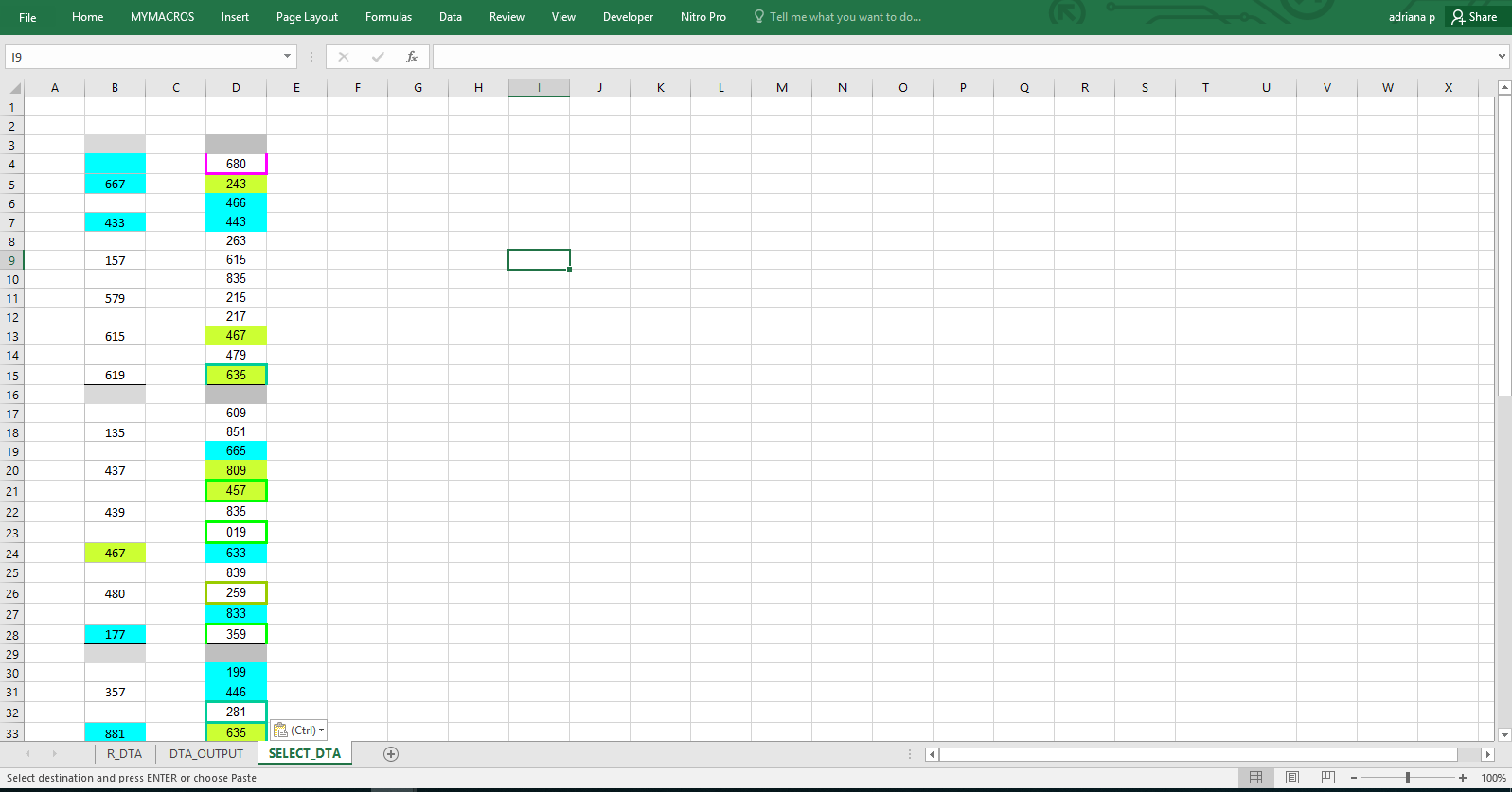 Microsoft Excel Help