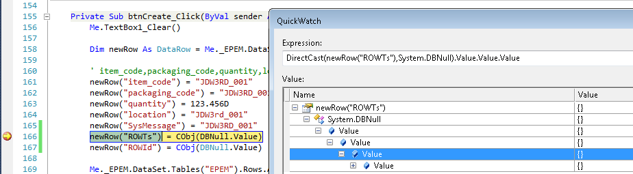 Solved: Error from SQLDataAdapter.Update() when trying to add a new row | Experts Exchange