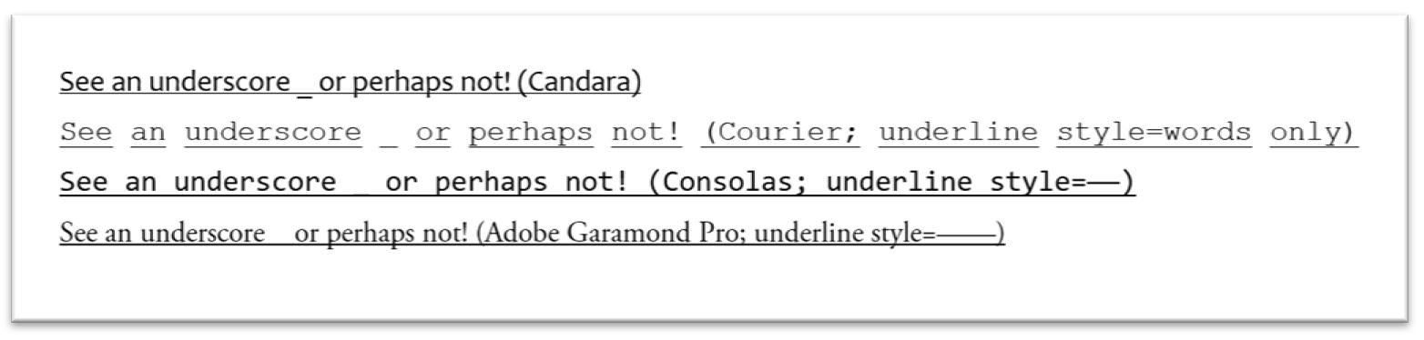 Shift Hyphen Does Not Display The Underscore In My Document Solutions