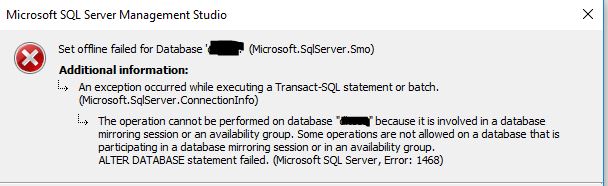 Solved: Cannot remove Availability Databases | Experts Exchange