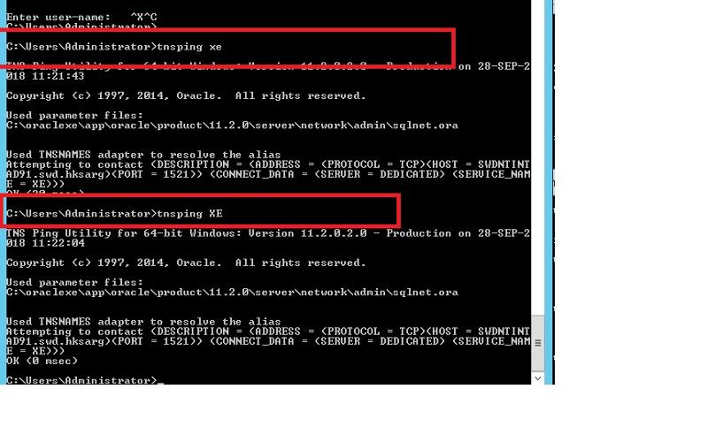 Solved: Error when connecting to newly installed Oracle 11gR2 express edition by SQLPlus ...