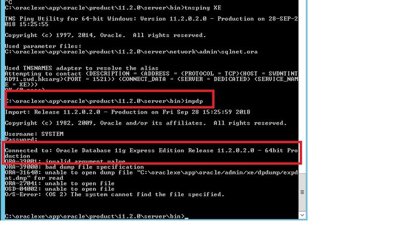 Solved: Error when connecting to newly installed Oracle 11gR2 express edition by SQLPlus ...