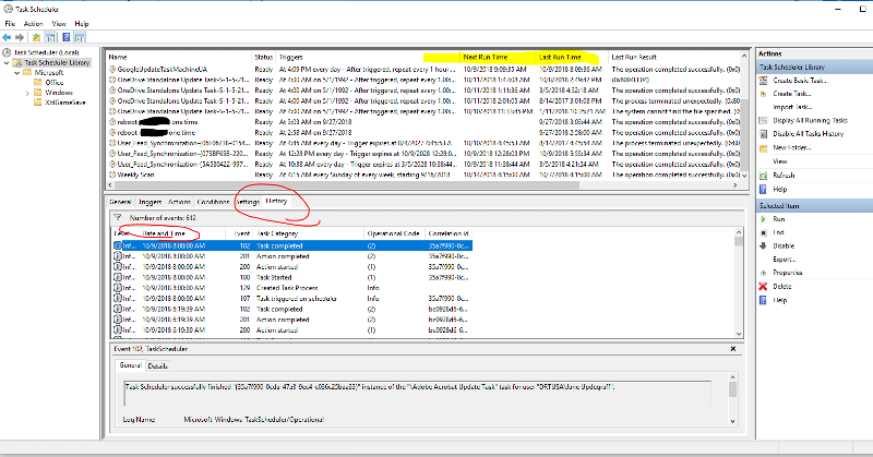 Solved: Identifying scheduled tasks that run at a certain time ...