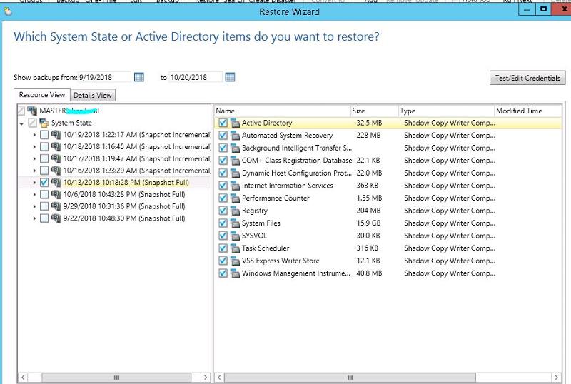 Solved: SYSVOL Folder Restore | Experts Exchange