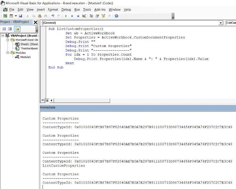 Solved: Update Document Property based on Excel cell value | Experts ...