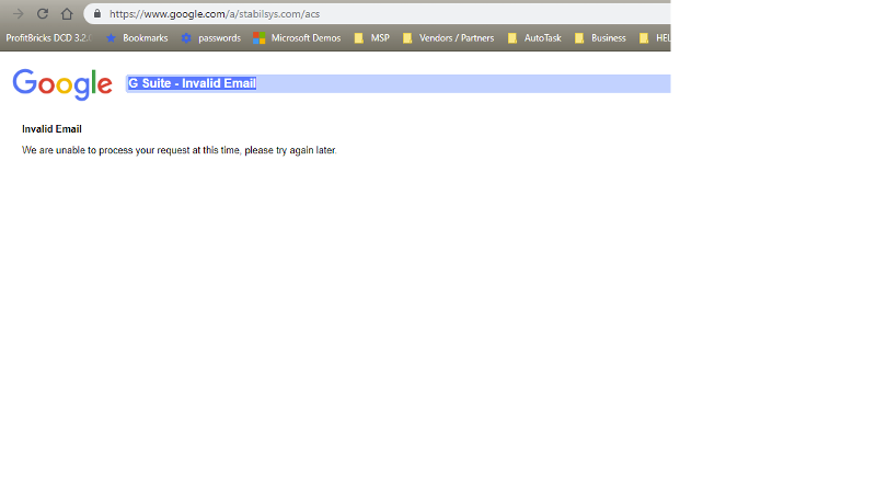 Solved: Azure AD Gsuite SSO is not working. | Experts Exchange