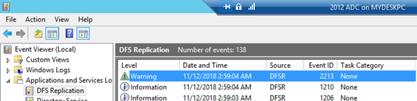 Microsoft DFSR Issues and Resolution | Experts Exchange
