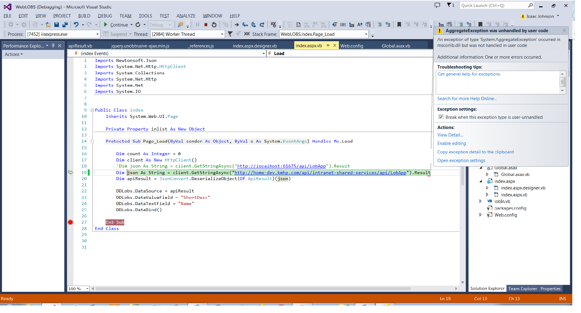 Solved Creating Dropdown List With Json File Returned From Web Api C 