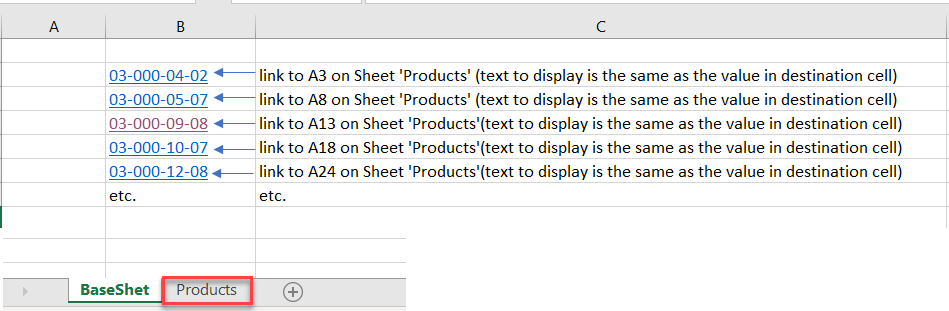 Solved Bulk Create Hyperlinks By Means Of A Vba Macro On The Active Sheet That Point To Cells