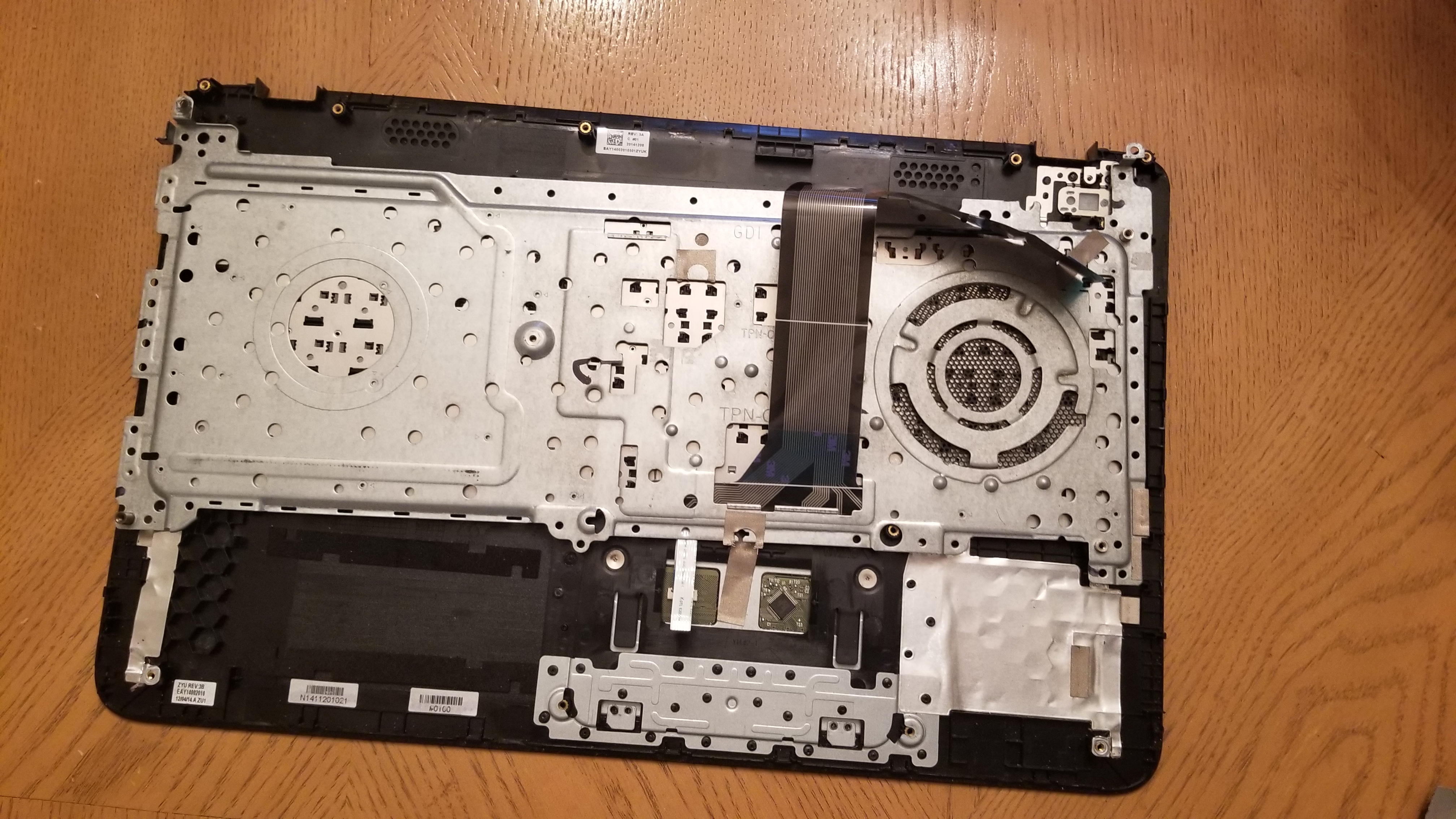 Solved: Replacing Keyboard on a laptop that has plastic rivets holding ...