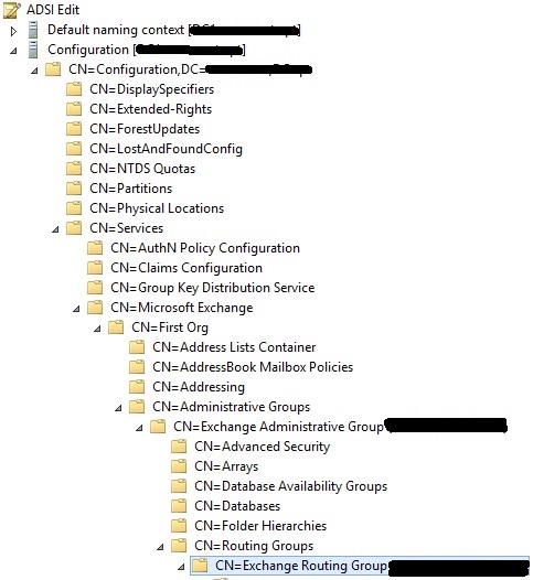 Solved: Exchange AD entries points to old | Experts Exchange