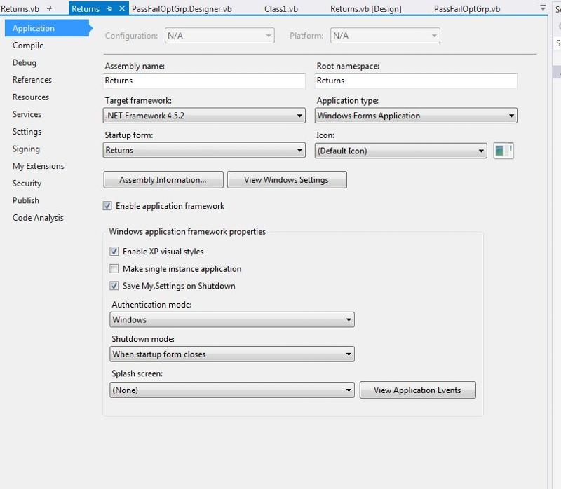 Solved: Type not defined error when using usercontrol | Experts Exchange