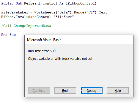Solved: Change the caption of a label control on the Ribbon using vba ...