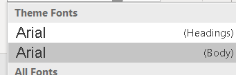 Solved: Arial versus Arial (headings) versus Arial (body) | Experts ...