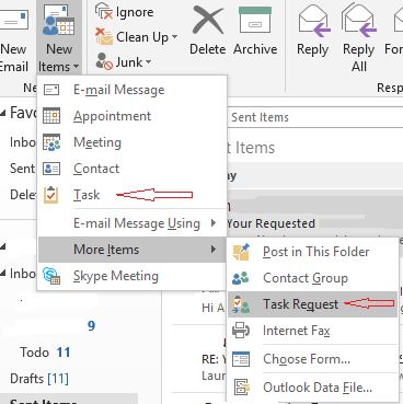 Solved: Differences between Outlook's Task, Task Request, Action Item ...