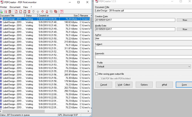 Solved: Label PDF file prints half of the image on each page | Experts ...