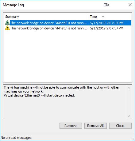 Solved: How to enable networking on VMware Workstation on Windows 10 ...