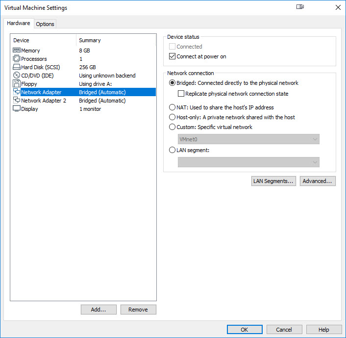 Solved: How to enable networking on VMware Workstation on Windows 10 ...
