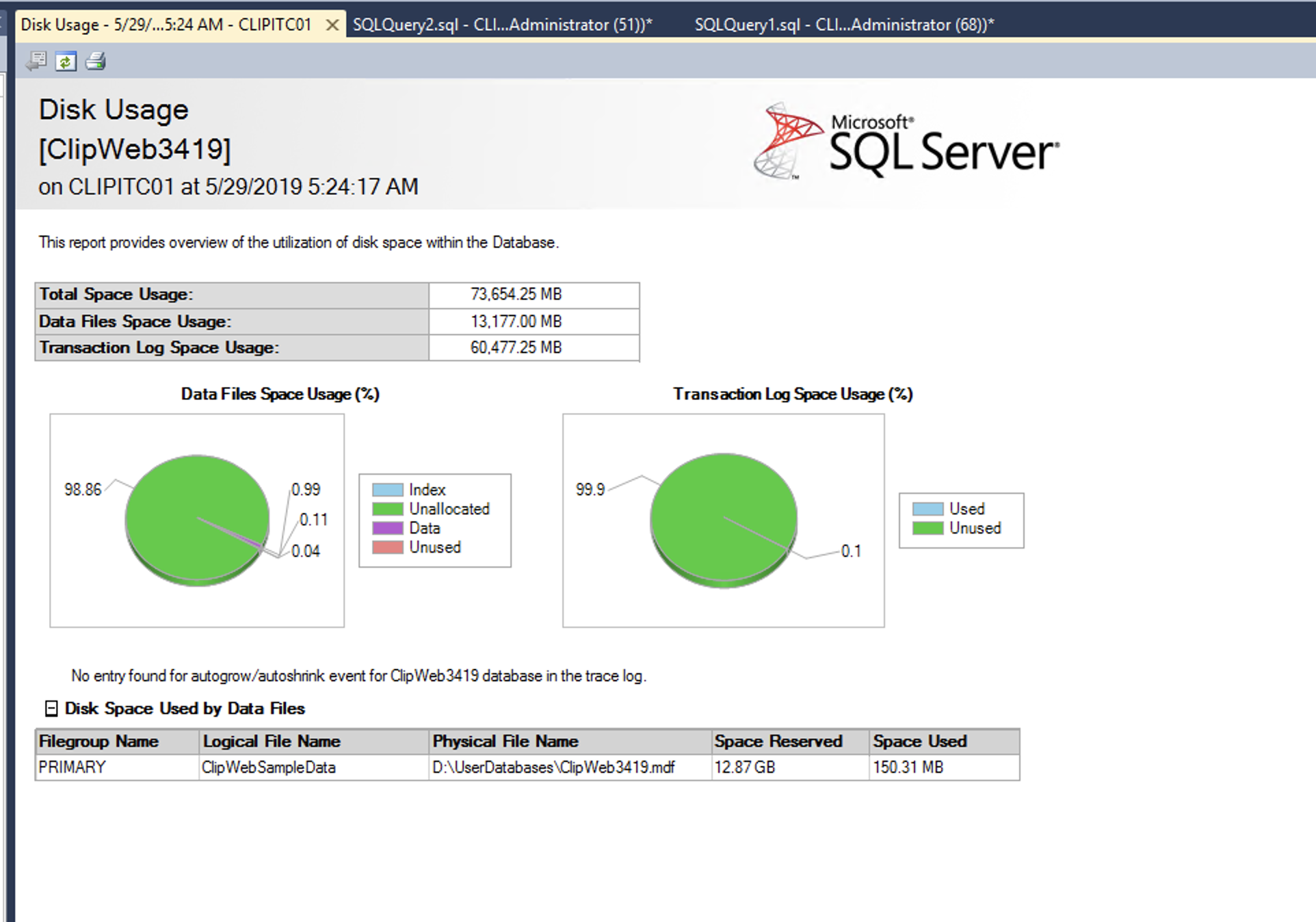 Solved: Shrink databases - SQL Server | Experts Exchange