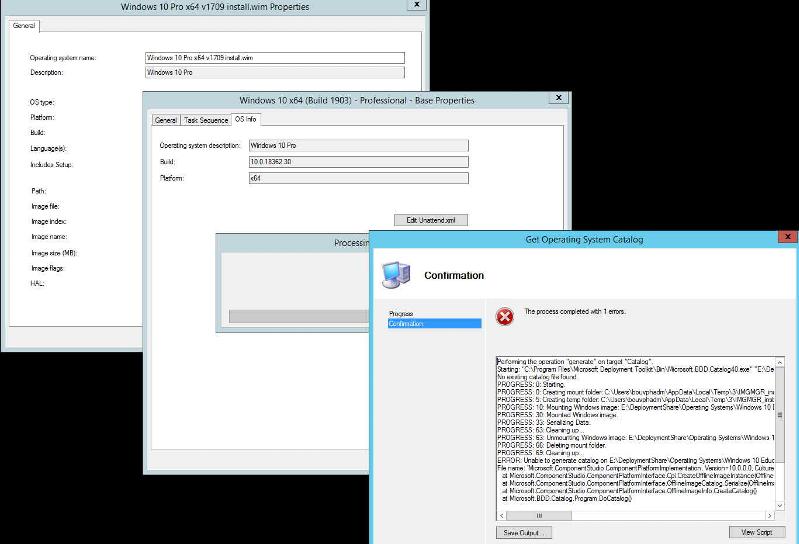 Solved: MDT fails to generate the catalogs correctly for x64 WITH the ...