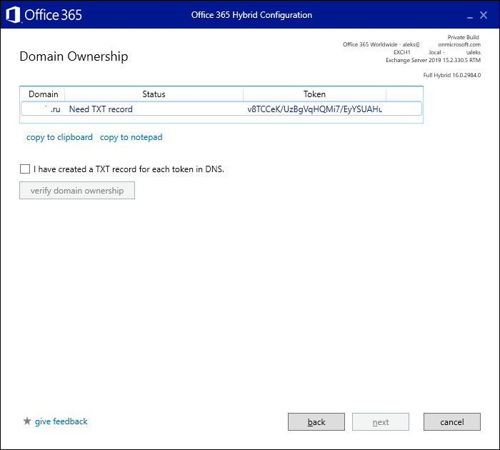 Solved: Office 365 Hybrid Config Tool Error | Experts Exchange