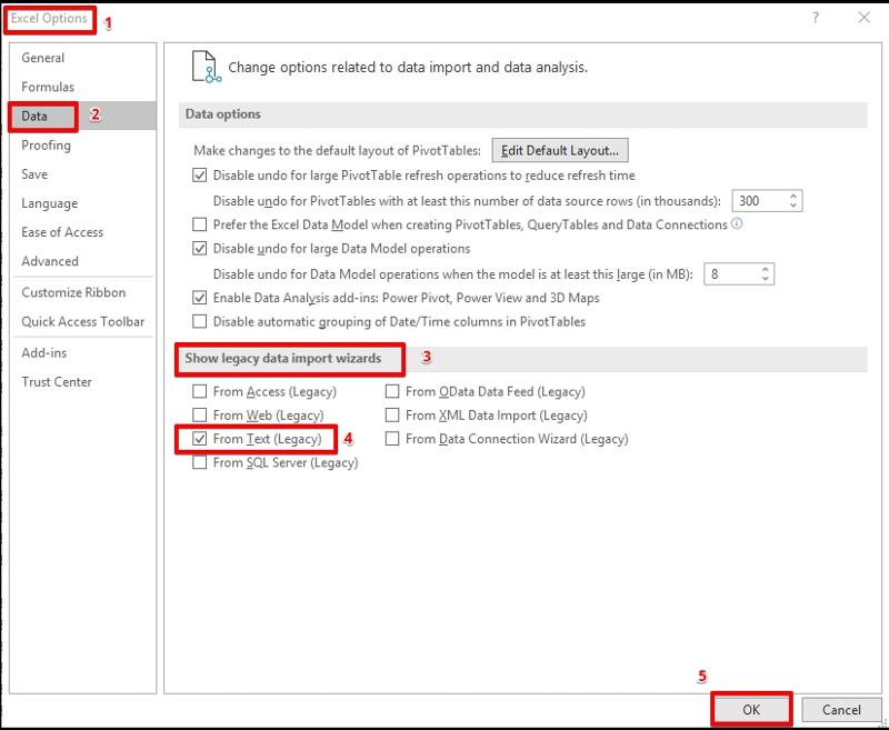 Solved: open up CSV does not open Text Import Wizard in Excel. | Experts Exchange