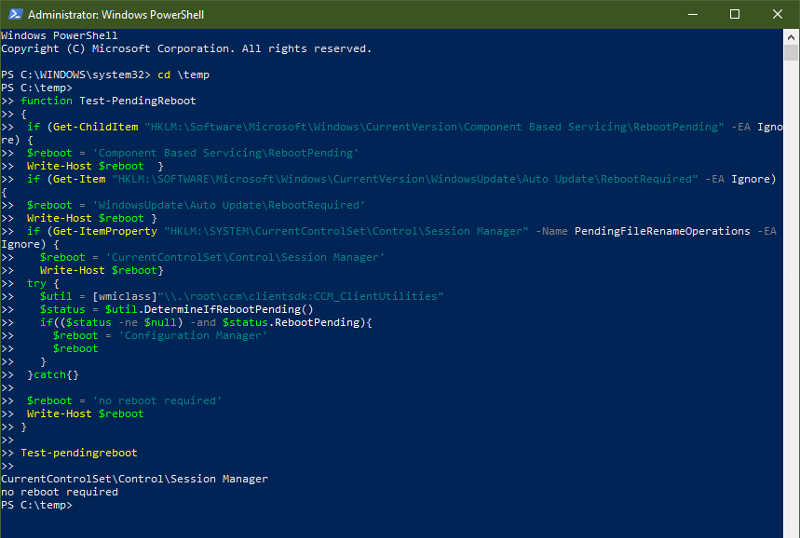 Solved: Pending restart loop trying to install RDS | Experts Exchange