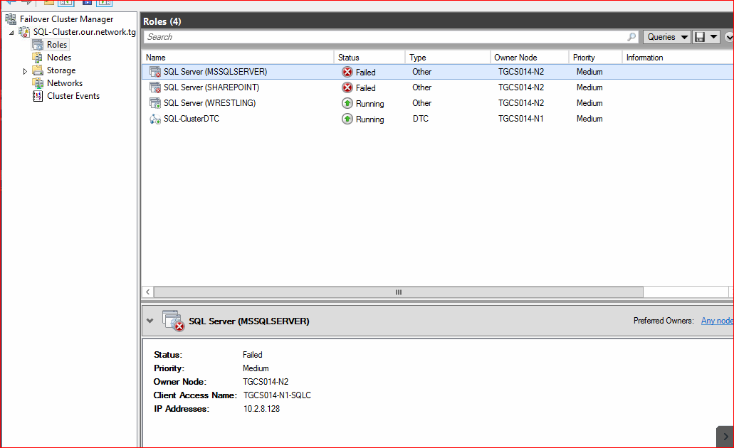 Solved: SQL 2014 Fails to start after disk failure | Experts Exchange