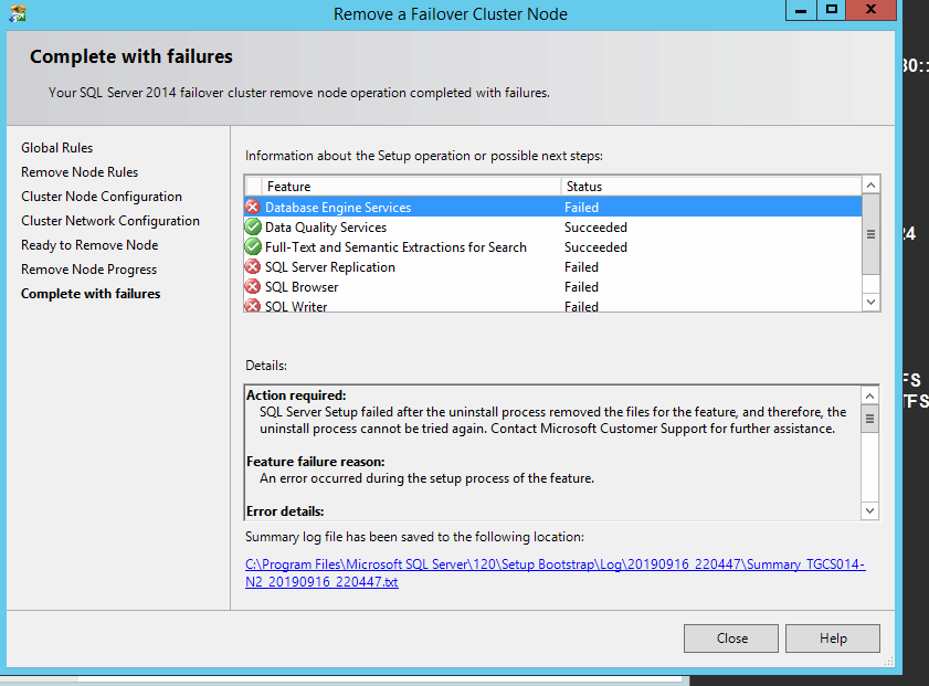 Solved: SQL 2014 Fails to start after disk failure | Experts Exchange