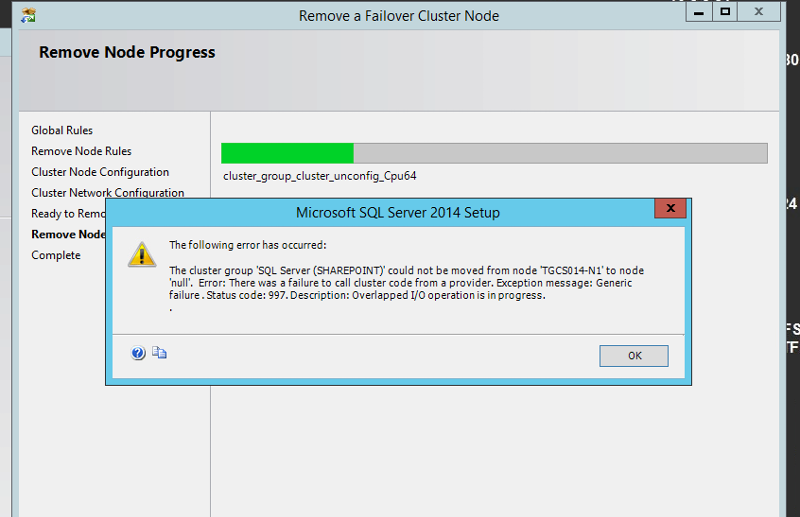 Solved: SQL 2014 Fails to start after disk failure | Experts Exchange