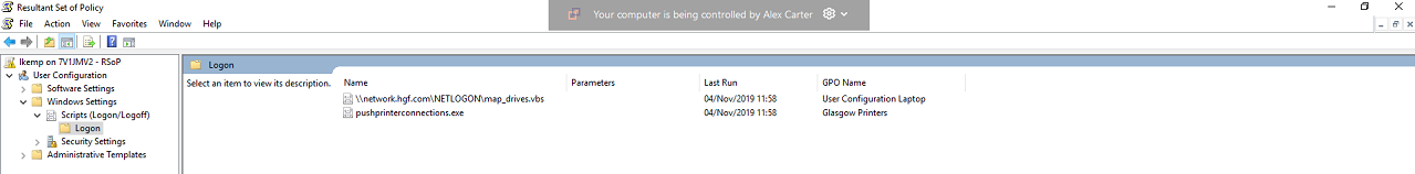 Solved: GPO PowerShell Logon script not executing for all users | Experts Exchange