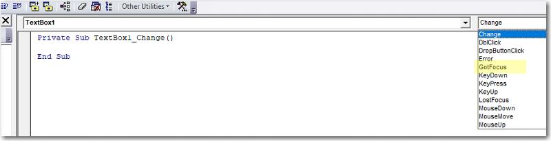 Solved: VBA Code - How to tab from one TextBox to another so that after tabing the cursor is at ...