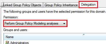 Solved: "Permissions Denied" when trying to run "Group Policy Modeling ...