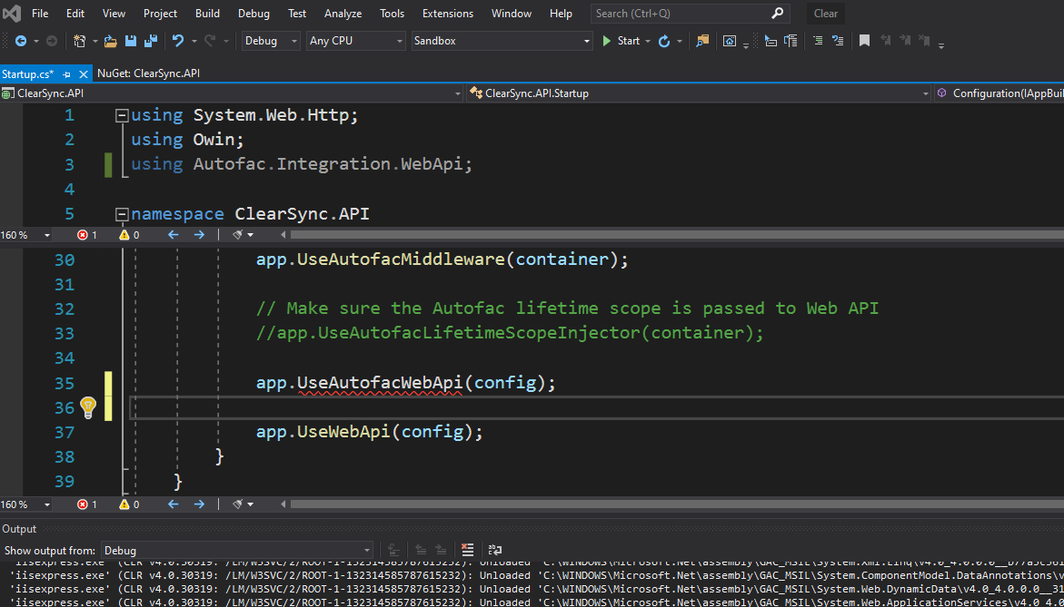 Solved Useautofacwebapi Not Contained Within Iappbuilder C Dependency Injection Experts