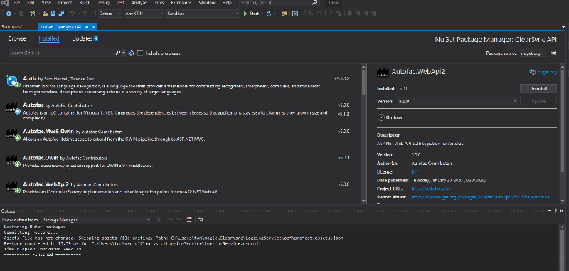 Solved: UseAutofacWebApi not contained within 'IAppBuilder' - C# Dependency Injection | Experts ...