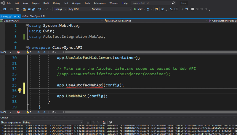 Solved: UseAutofacWebApi not contained within 'IAppBuilder' - C# Dependency Injection | Experts ...