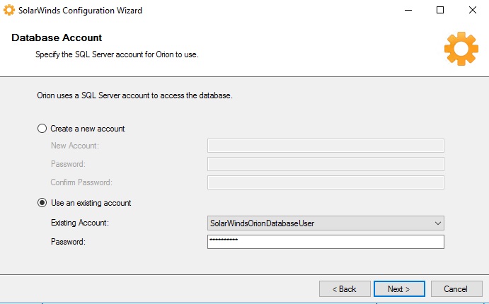 Database Solarwindsorion Cannot Be Opened Due To Inaccessible Files