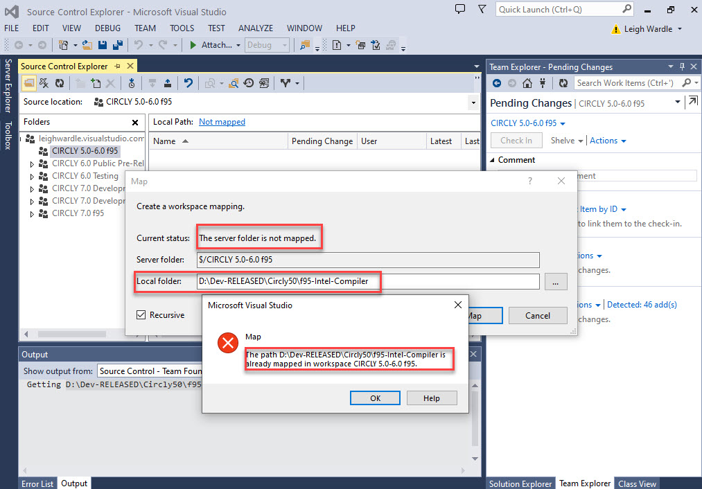 Solved: Visual Studio 2013 -using TFS on Azure Devops - cannot map Server folder to Local folder ...