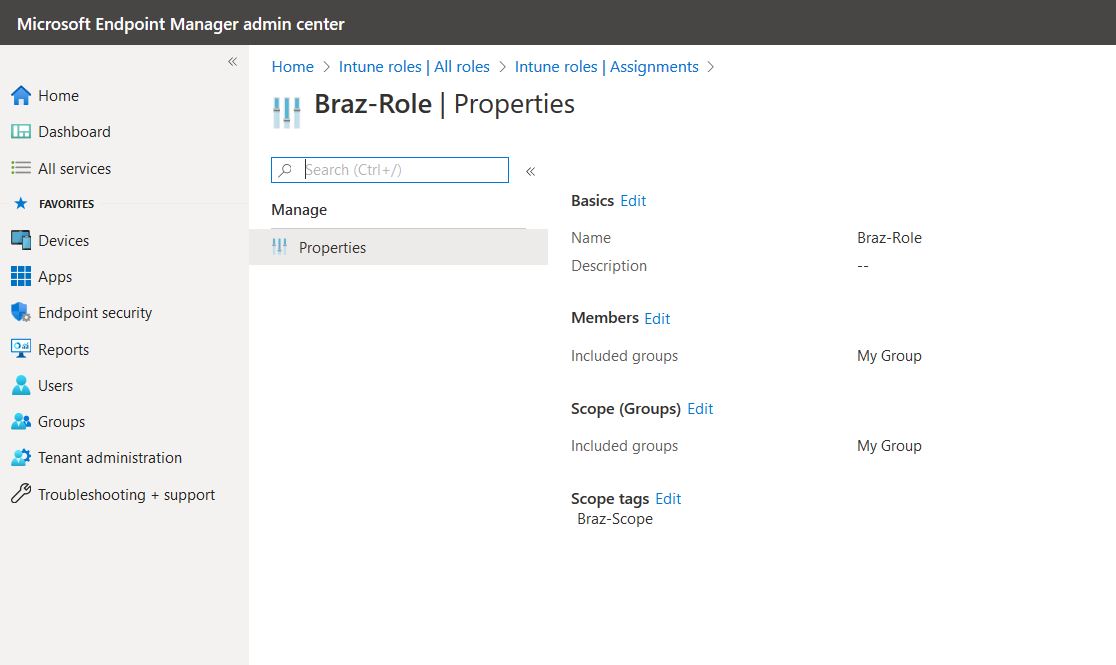 Solved: MS Intune Scope Tags and Roles | Experts Exchange