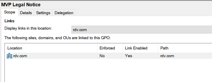 Solved: Interactive Logon Message Text/Title GPO | Experts Exchange